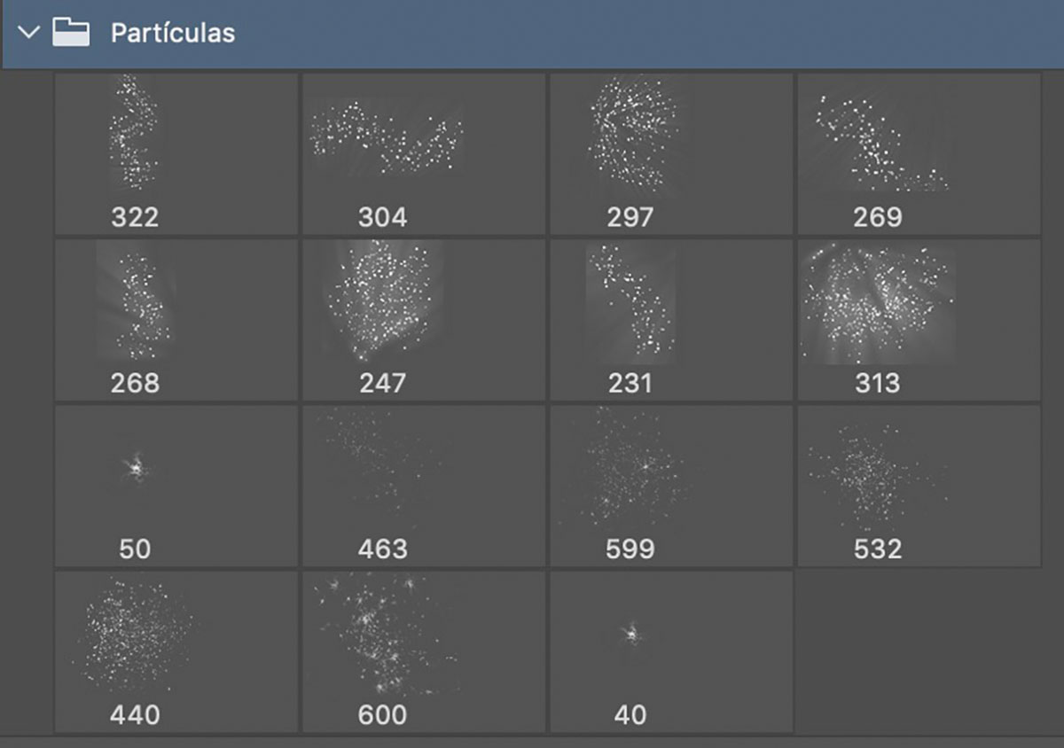 Pinceles de Partículas